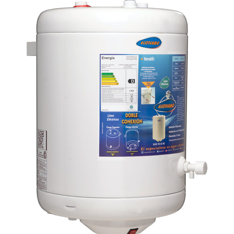 Termotanque Eléctrico ELEC 53 DOBLE CONEXIÓN - Ecotermo - Termotanques ...