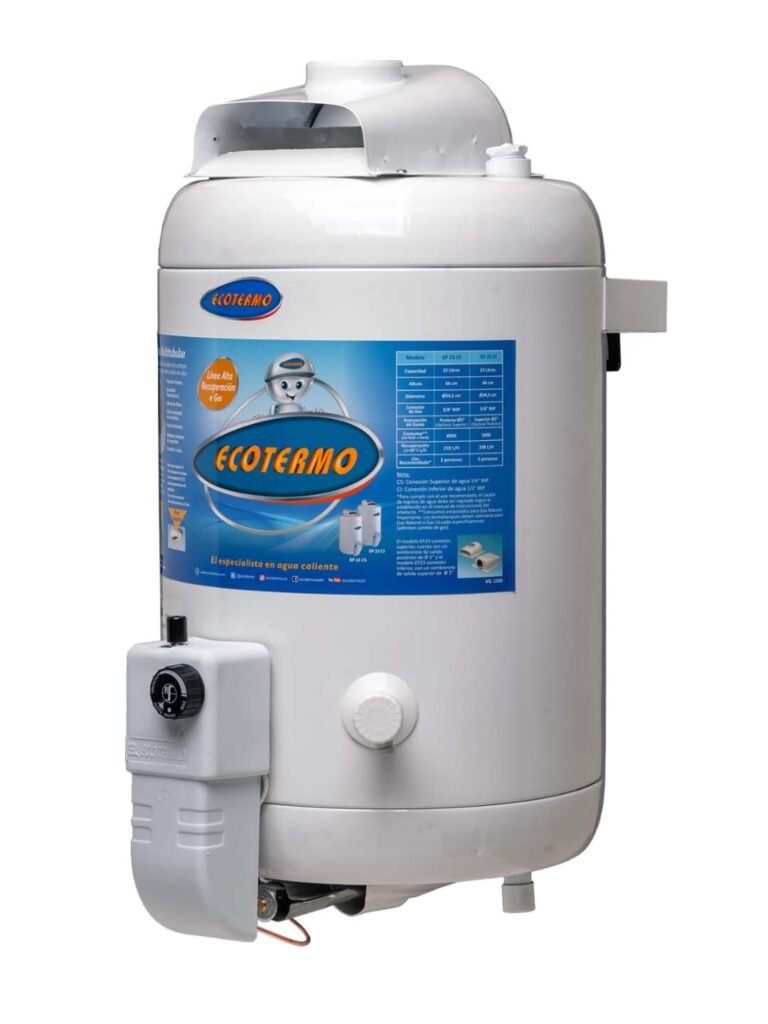 Termotanque a Gas EP 23 C/INF - Ecotermo - Termotanques y Calefones