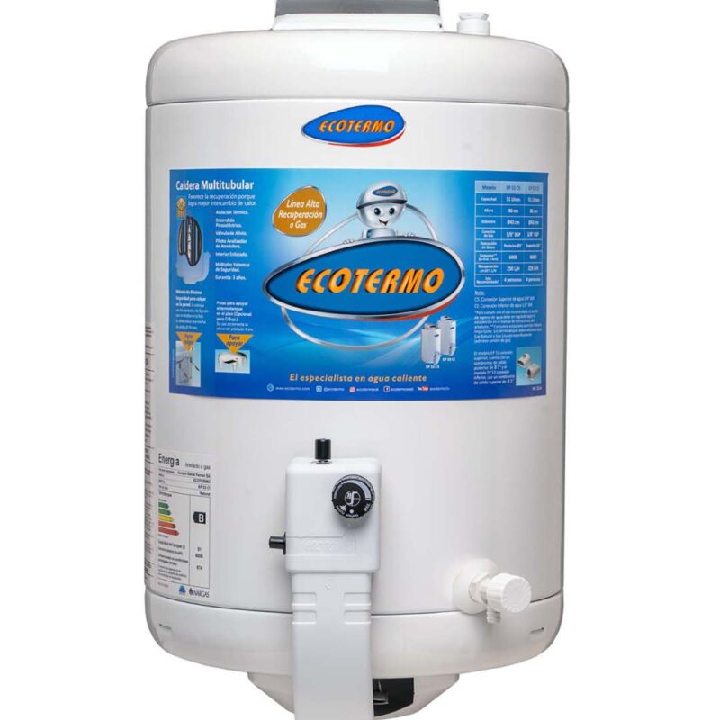 Termotanque a Gas EP 53 C/INF - Ecotermo - Termotanques y Calefones