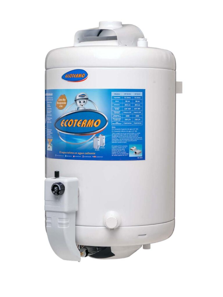 Termotanque a Gas EP 53 C/INF - Ecotermo - Termotanques y Calefones