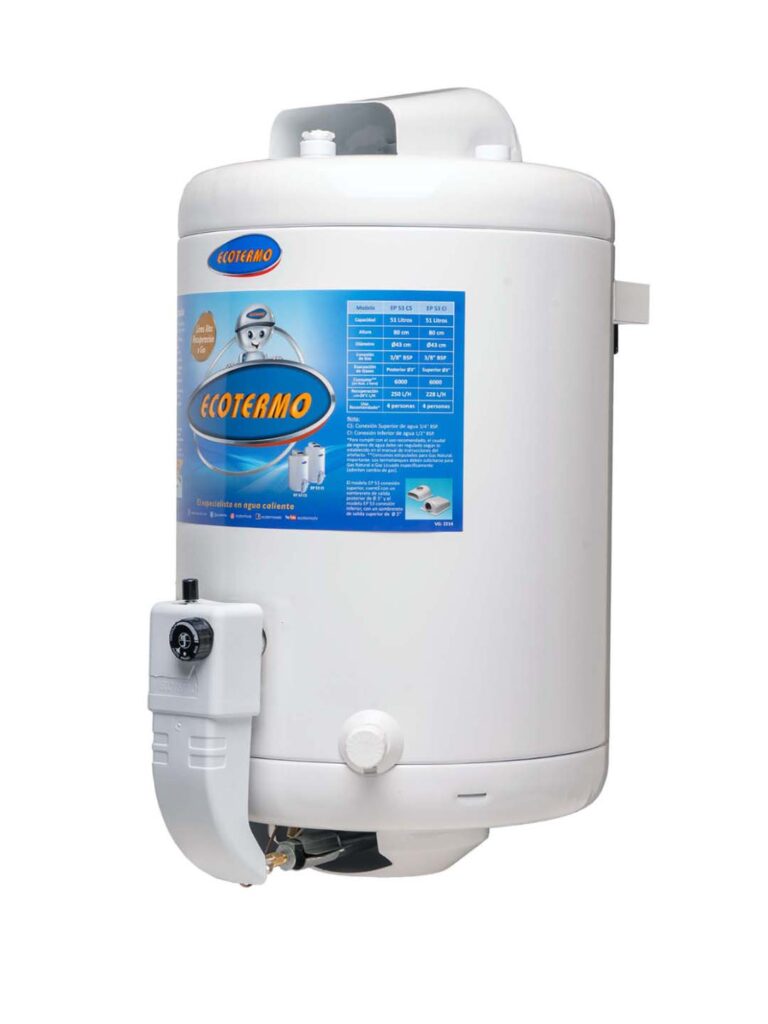 Termotanque a Gas EP 53 C/SUP - Ecotermo - Termotanques y Calefones