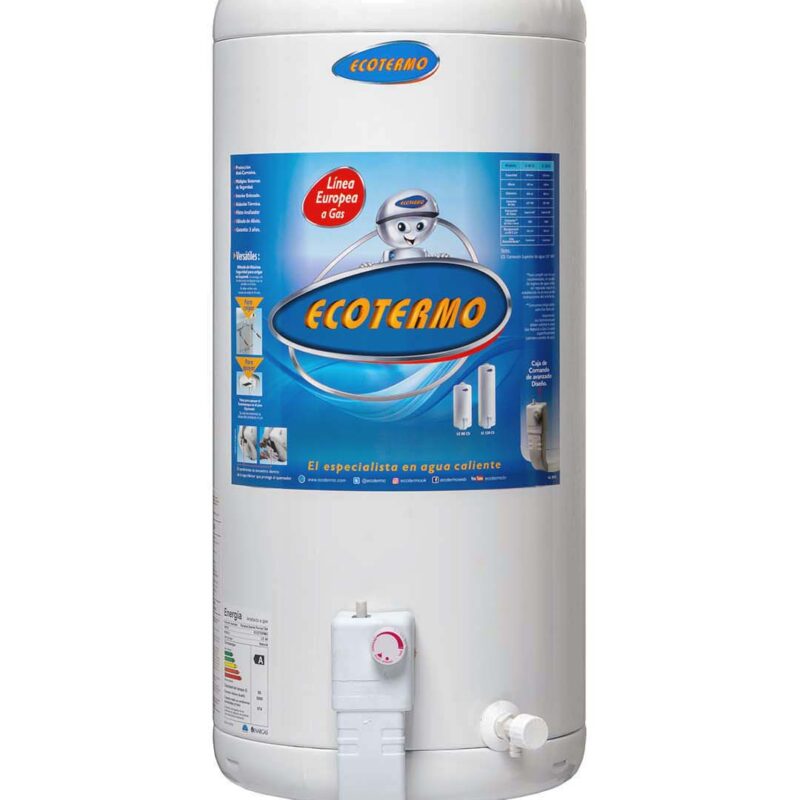Termotanque a Gas LE 80 - Ecotermo - Termotanques y Calefones